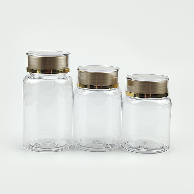 Clear Plastic Jars with Lids Wide Mouth Mason Jars Storage Jar ...